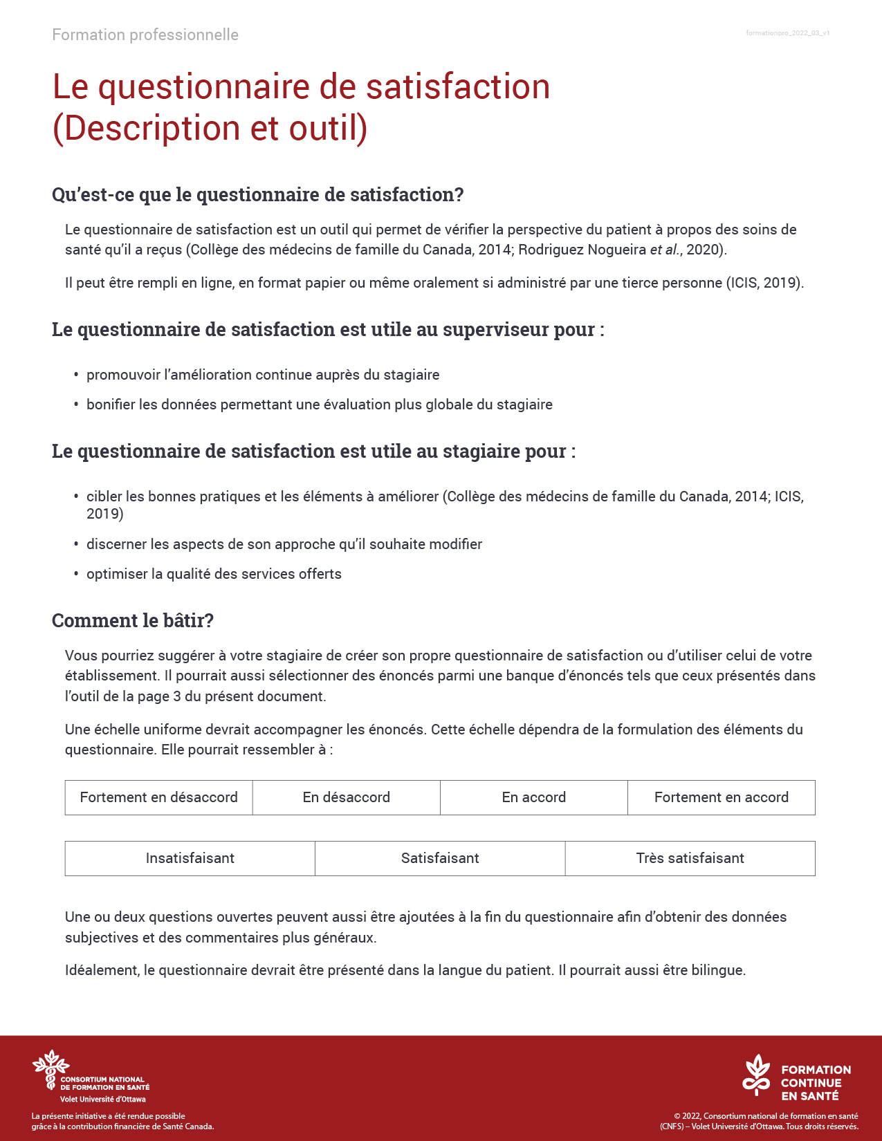 Unité 3 : La formation interprofessionnelle (FIP)